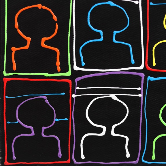 A Smaller Crowd II (R Hunt) - Artspace Warehouse | Los Angeles Art ...