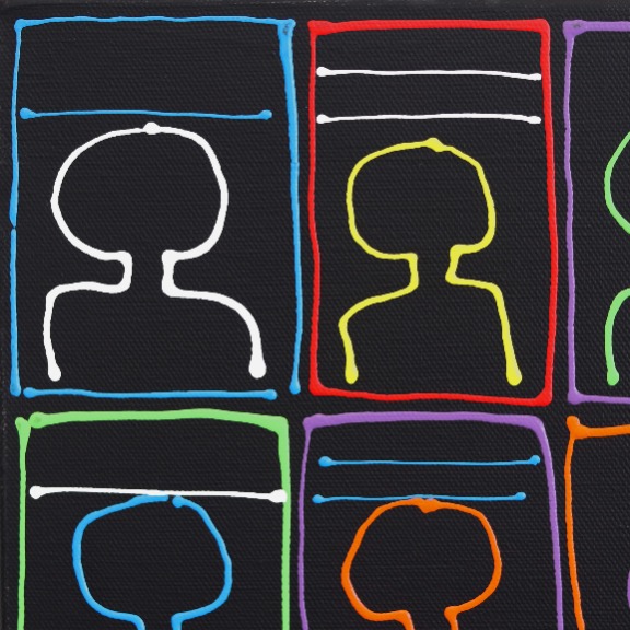 A Smaller Crowd II (R Hunt) - Artspace Warehouse | Los Angeles Art ...