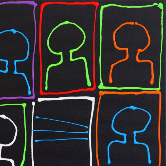 A Smaller Crowd II (R Hunt) - Artspace Warehouse | Los Angeles Art ...